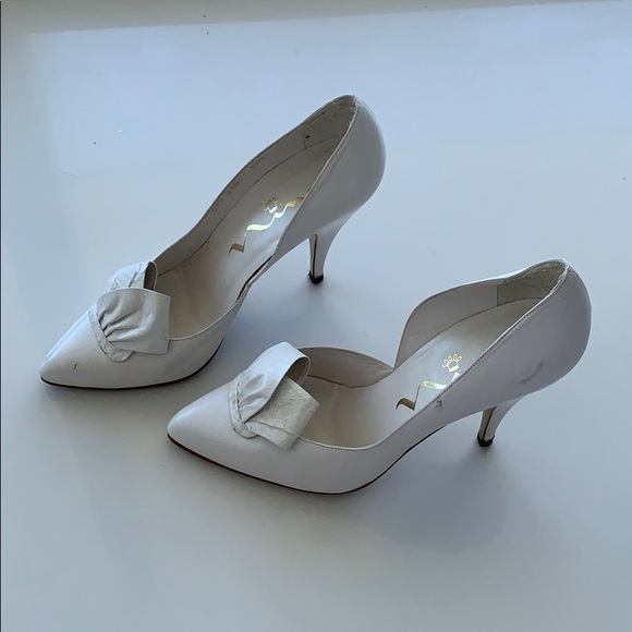 Nina Originals | Shoes | White Vintage Pumps | Poshmark